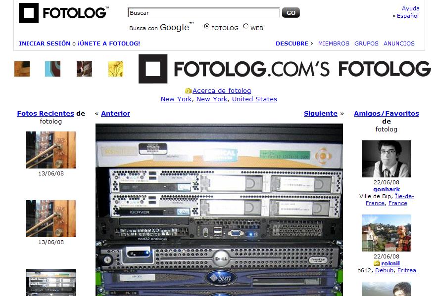 Redes Sociales: FOTOLOG