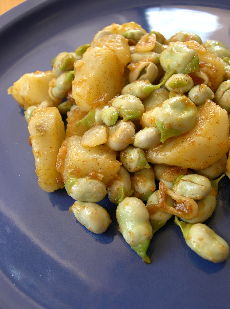 desayuno de domingo: Habas frescas