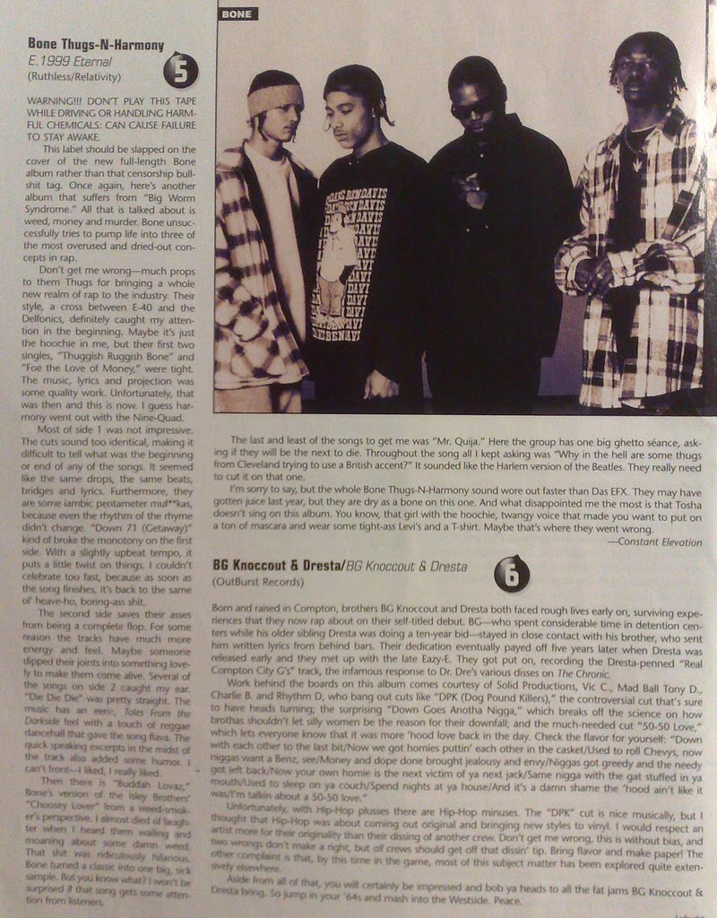 Rap Research Archive: BG Knocc Out and Dresta; Real Brothaz review in ...