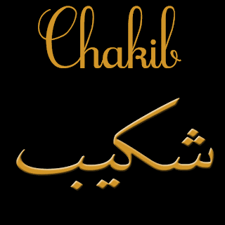 Noms calligraphiés en Arabe: Chakib en arabe