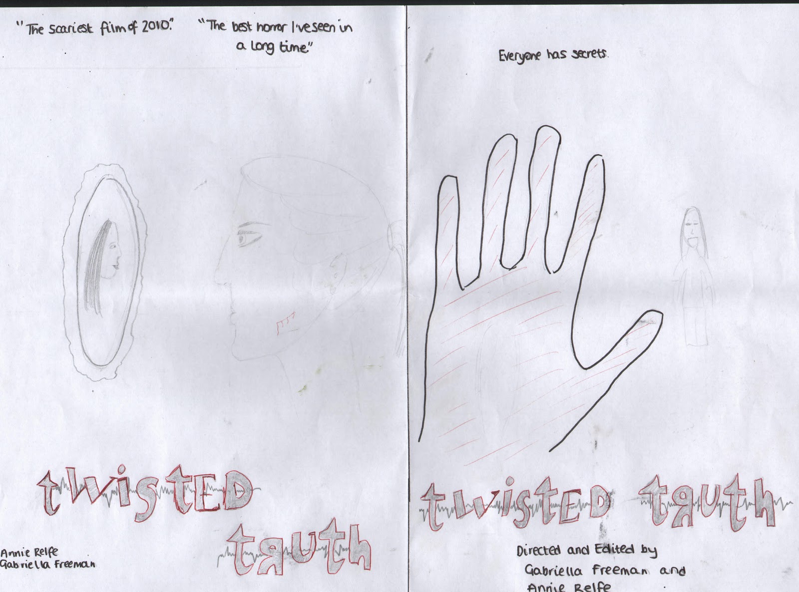 TWISTED TRUTH: Poster Ideas