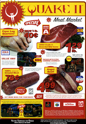 Advertising Lab: Quake II Ad as a Grocery Circular