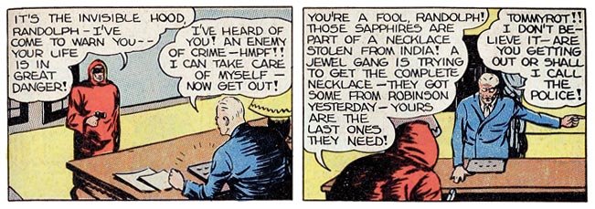 Golden Age Heroes: HOODED JUSTICE starring the Invisible Hood!