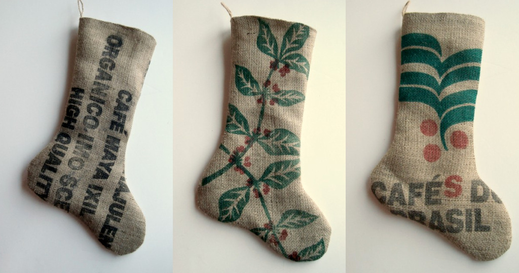 maya*made: coffee sack stockings with a new how to