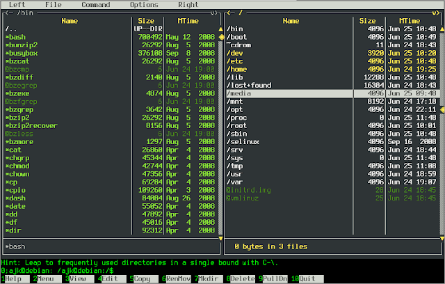 Mostly Useful: Midnight Commander gray theme