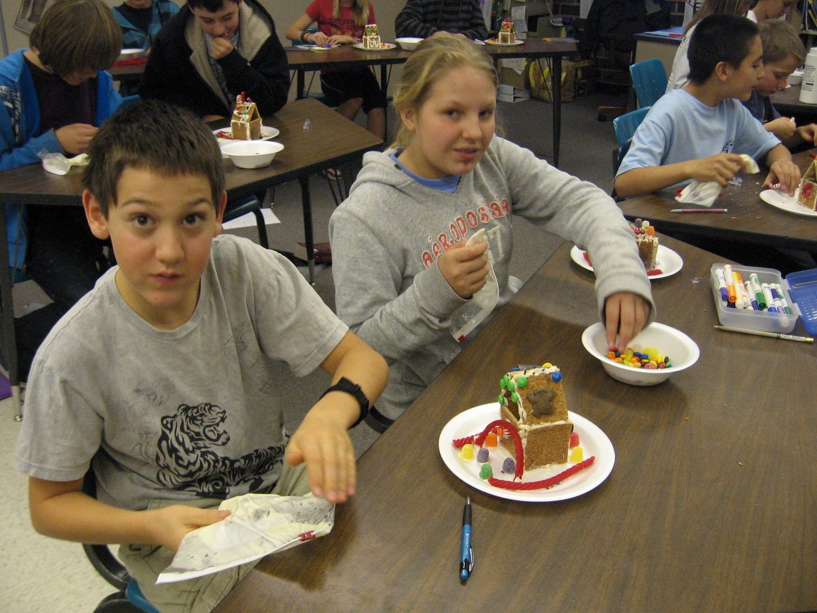 My Math and Science Classroom: Gingerbread House Activity