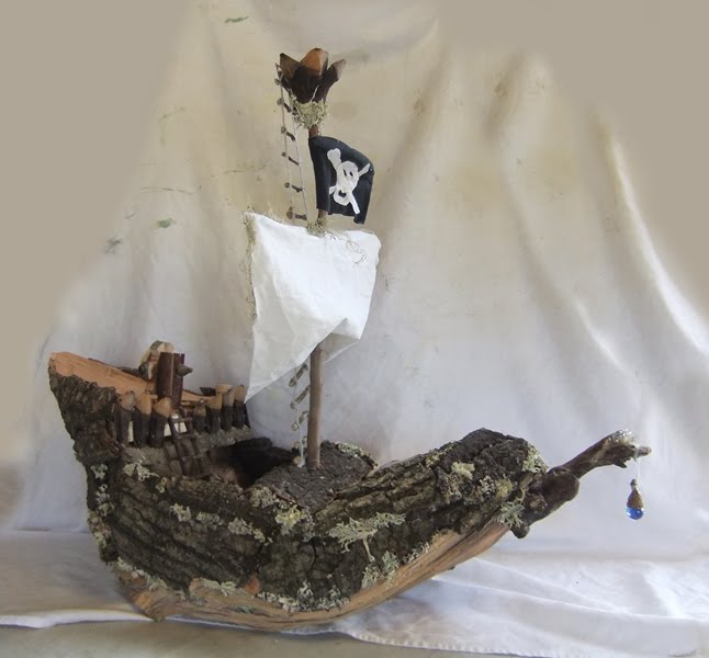 Woodland Fairy House: Fairy Pirate Ship?