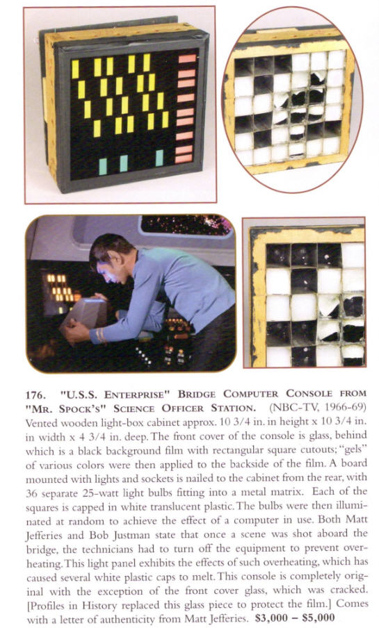 Star Trek Prop, Costume & Auction Authority: Star Trek: The Original ...
