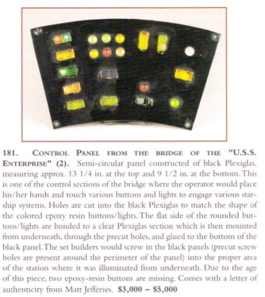 Star Trek Prop, Costume & Auction Authority: Star Trek: The Original ...