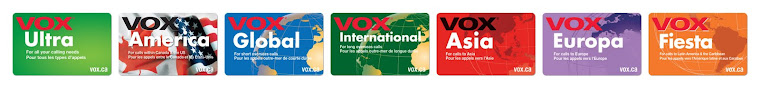 VOX PREPAID LONG DISTANCE CALLING CARDS