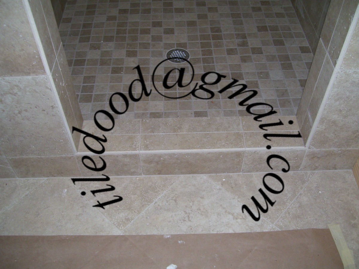 Tile the World!: Custom Porcelain Tile Shower - Lake Hartwell South ...