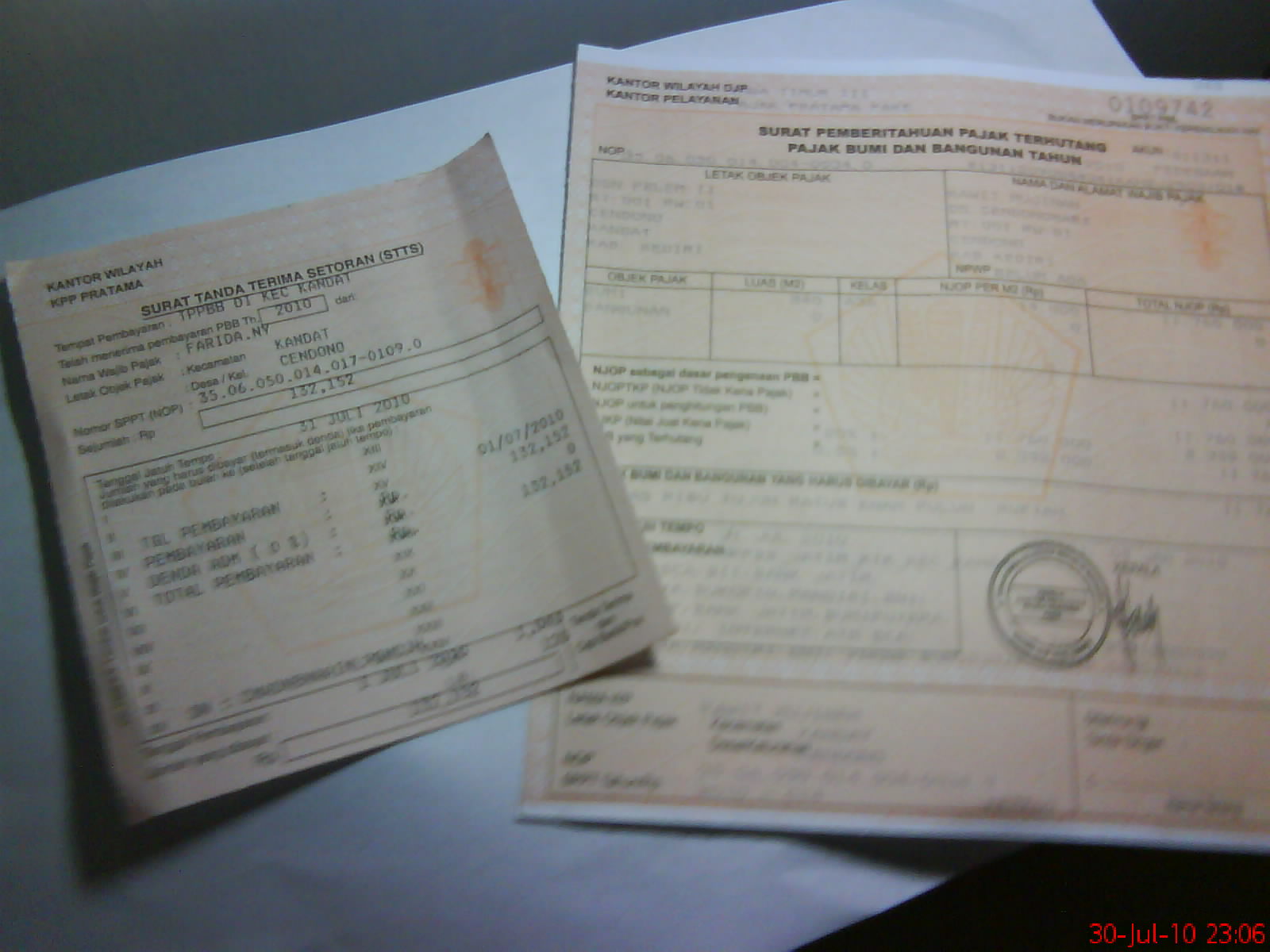 Coretan Pajak: STTS PBB