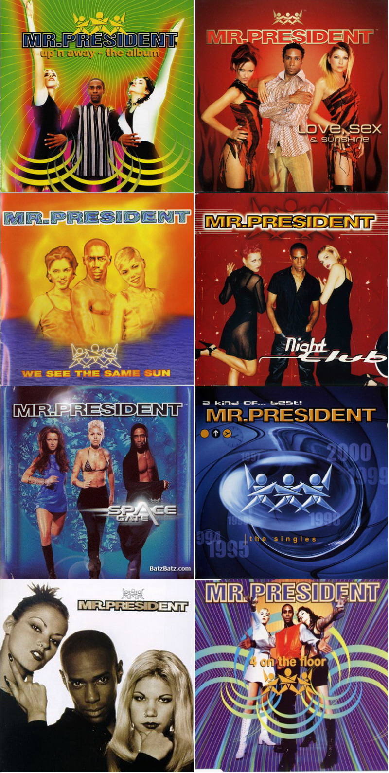 [Eurodance/Reggae] Mr. President - Collection (6 Albums+10 Singles ...