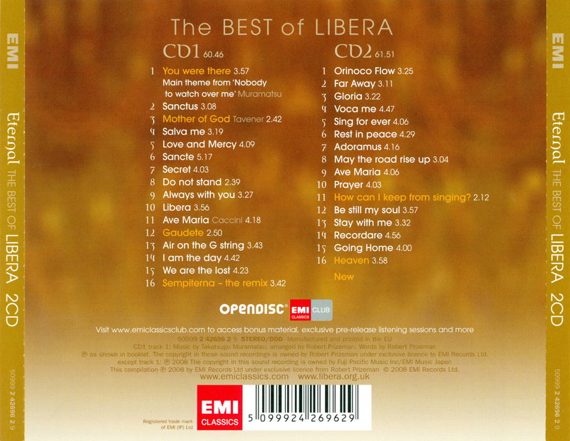 [Chorus/Vocal/Classical] Libera - Eternal - The Best of Libera (2008 ...