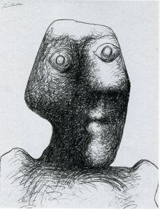 Pablo Picasso: Self-portrait Facing Death (1972) ~ Pallimed: Arts and ...