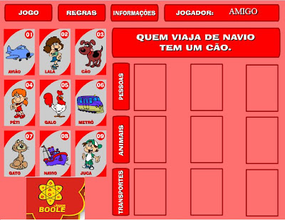 Ambiente HASAS: Jogos Boole