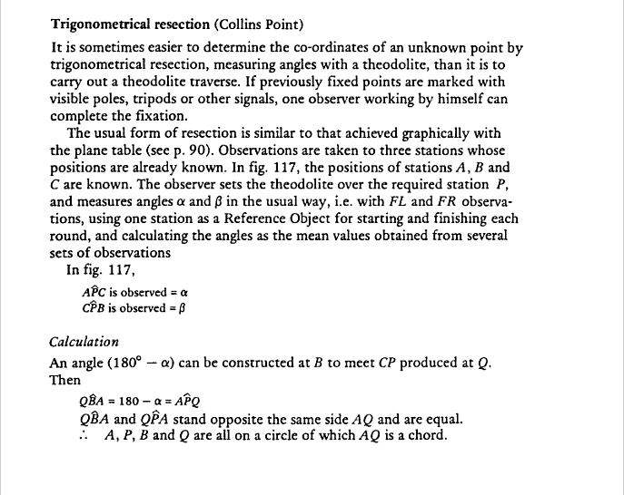 nz land surveyor: Collins's Point Rsection