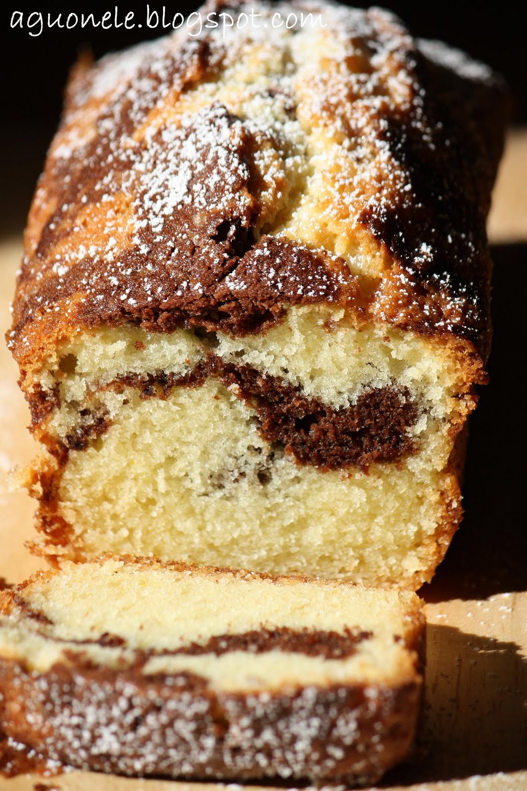 aguonėlė: Marmurinis - kavos keksas