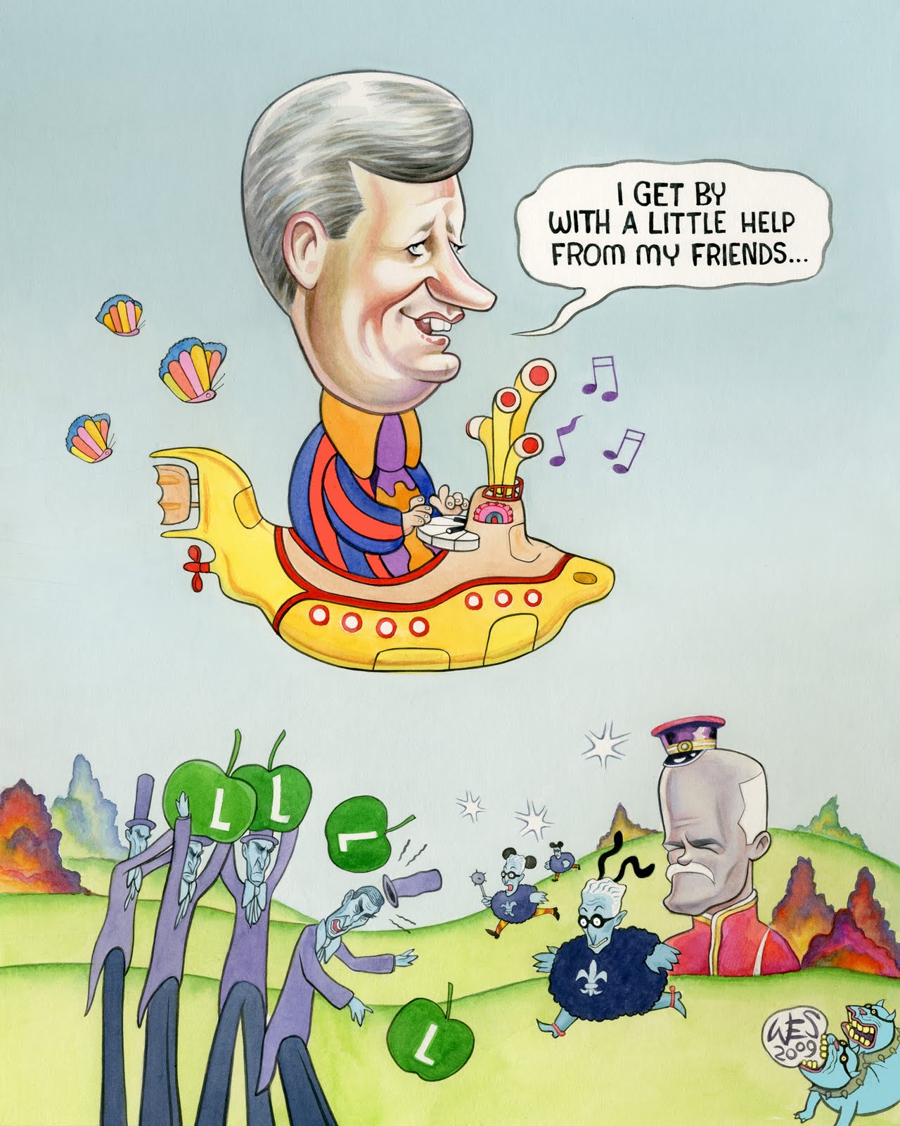 Wes Tyrell's Sketchbook: Harper cartoon