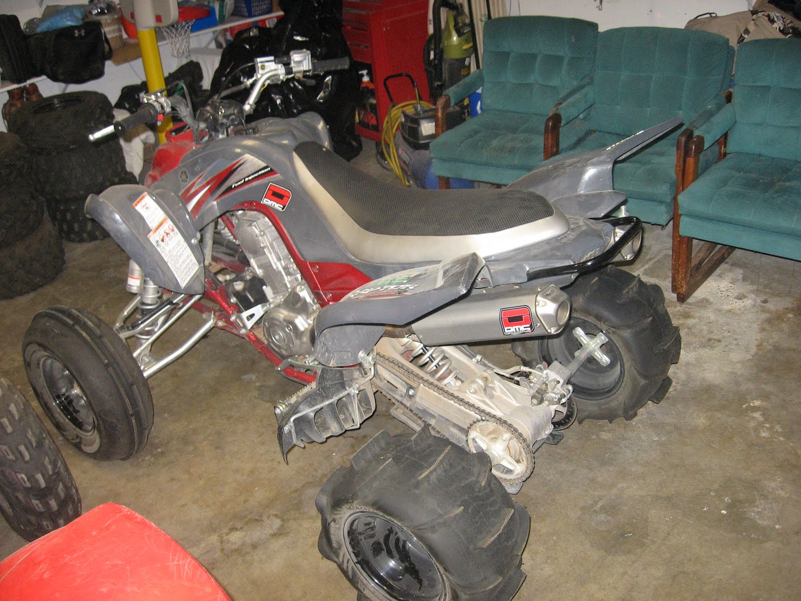 RIVERSIDE ESTATE SALE: Quad ATV Yamaha Raptor 700R 2008