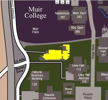 UExplore: Pacific Hall, Room 3500 Map