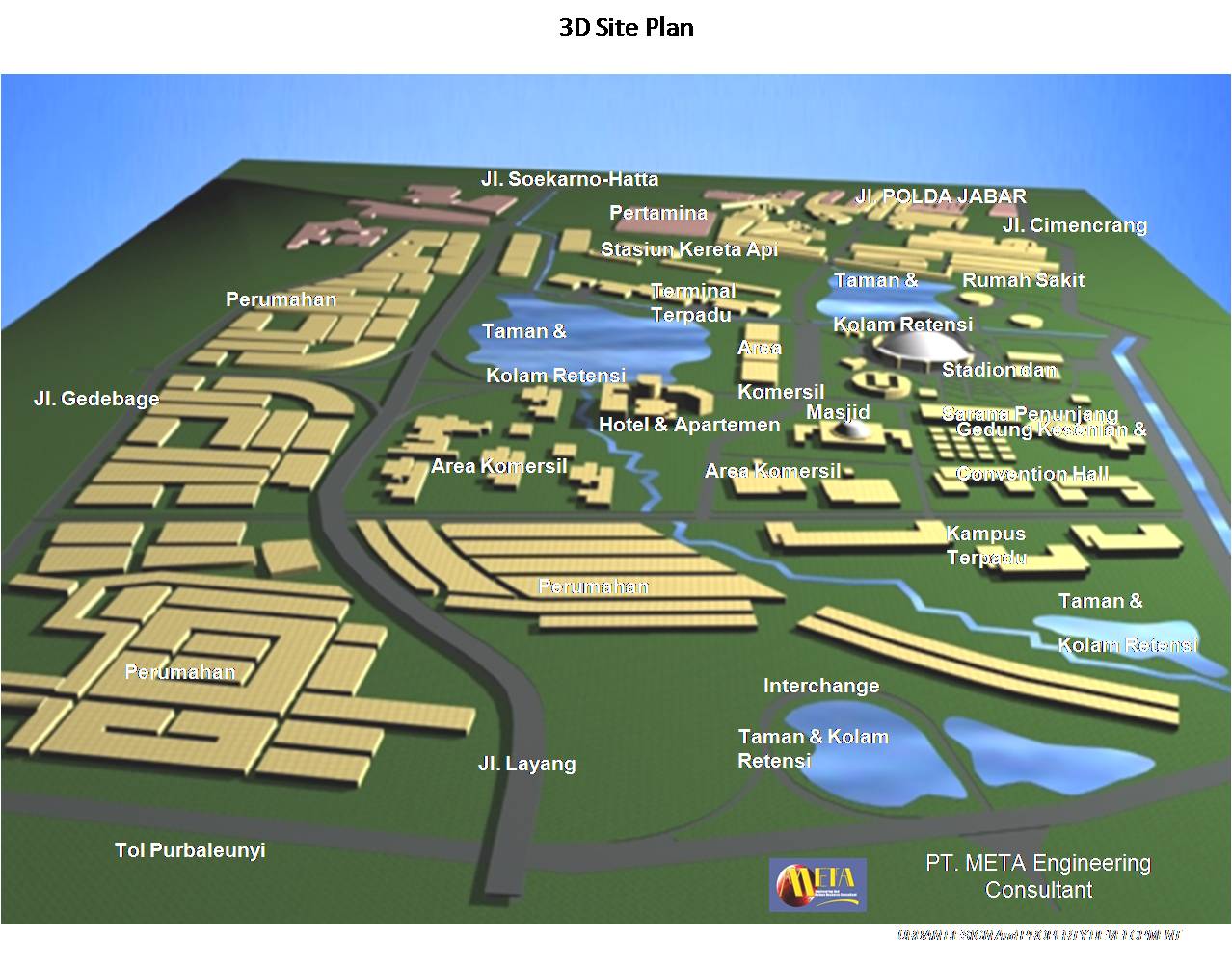 GEDEBAGE CITY SITE PLAN | Blogs Aksara