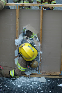 Fire Service Instructor: Wall Breach: Backstroke Method
