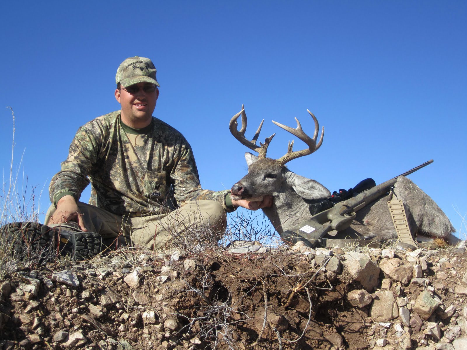 on the prairie: Mexico Coues Deer Hunt