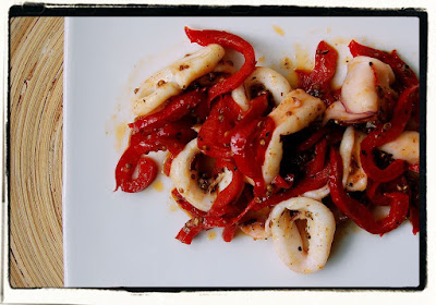 l'osso e la lisca: Calamari saltati alle spezie