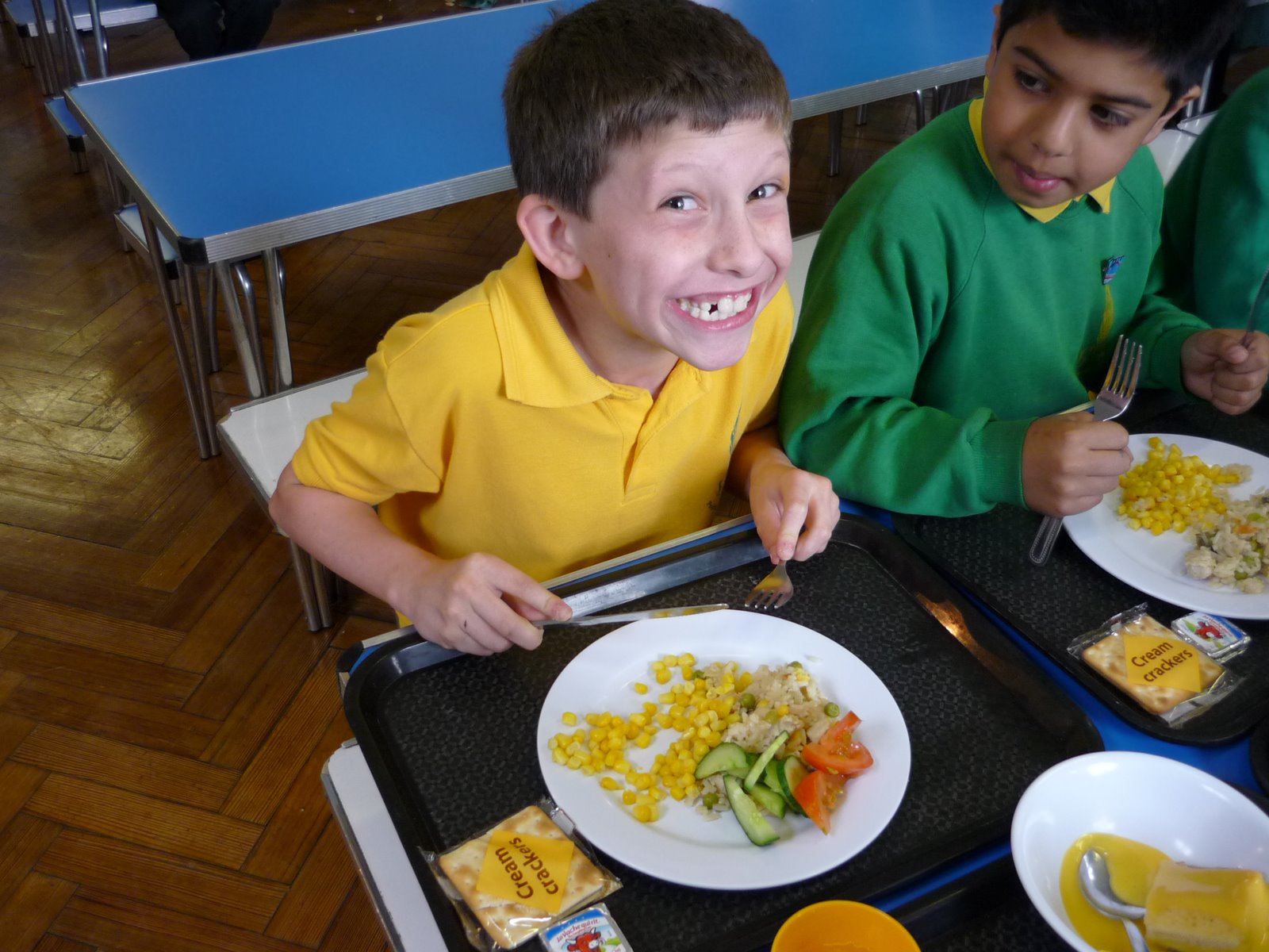 What's For School Lunch?: UK School Lunch - Risotto and Salad