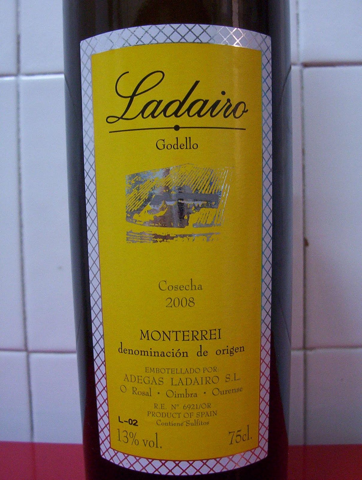 SOLO EL VINO: Ladairo Godello 2008, 6-9-09