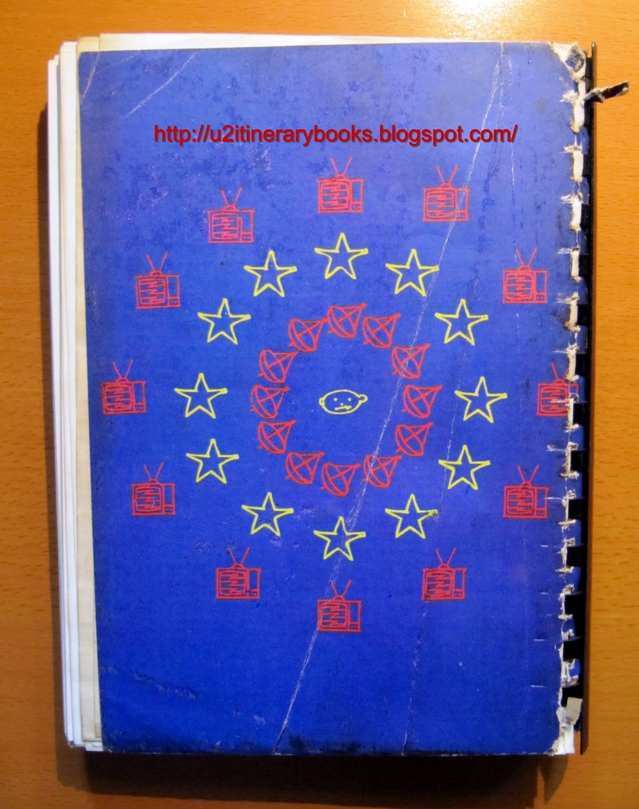 U2 Itinerary Books: U2 ZOO TV Tour Leg 4 Europe 1993 ZOOROPA