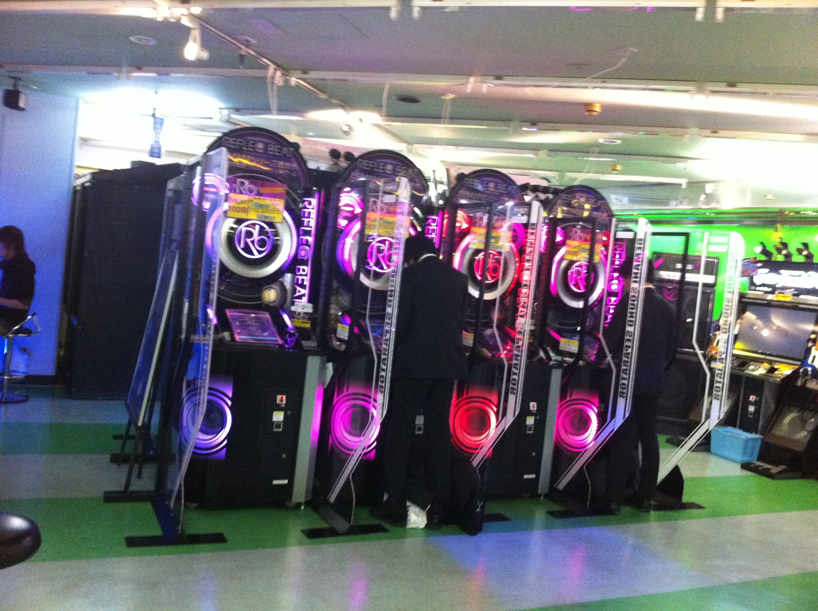 Kxela Works Blog: Reflec Beat Rhythm Game by Konami