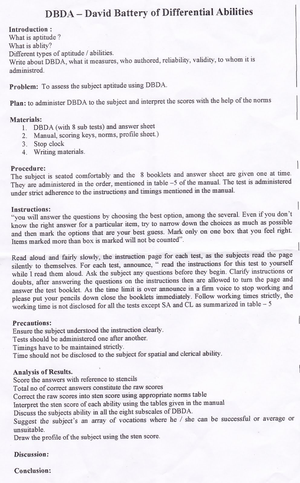 JPEnglish: DBDA-PLAN ,PROCEDURE