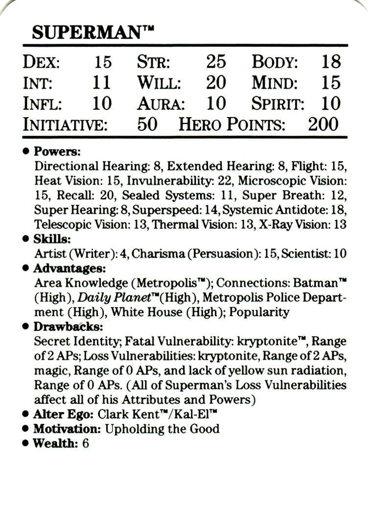 A DC Heroes RPG Retrospective! | RPG PUB