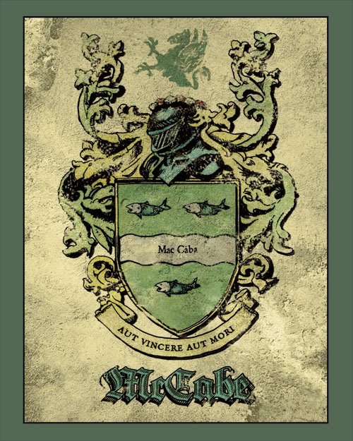 Undaunted Doodle-age: McCabe Coat of Arms
