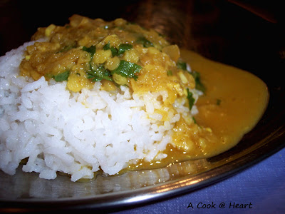 A Cook @ Heart: Bangla Daal with a Hit of Lime