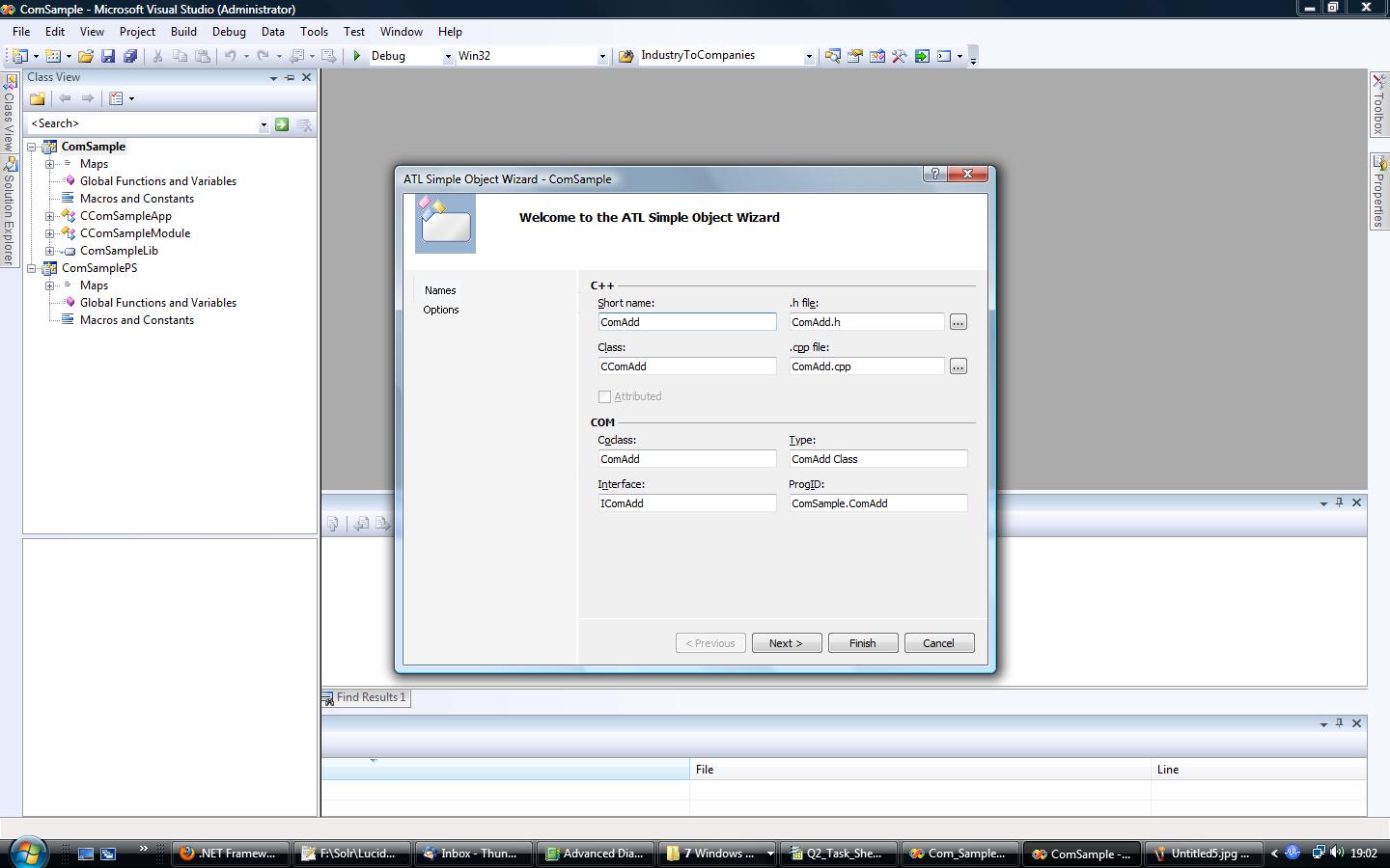 Tips and methods in C++ /MFC: Creating A COM DLL USING VC++