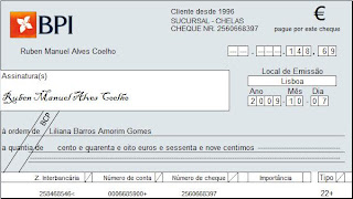 Ruben Coelho: Cheques