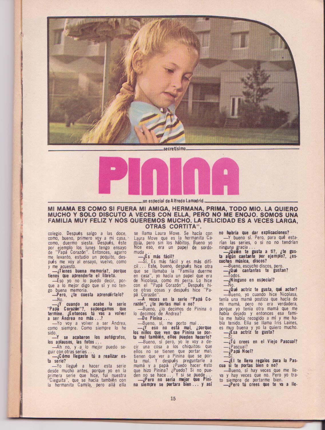 hojeando-el-ayer: REVISTA RITMO - NOVIEMBRE DE 1974 - REPORTAJE A ...