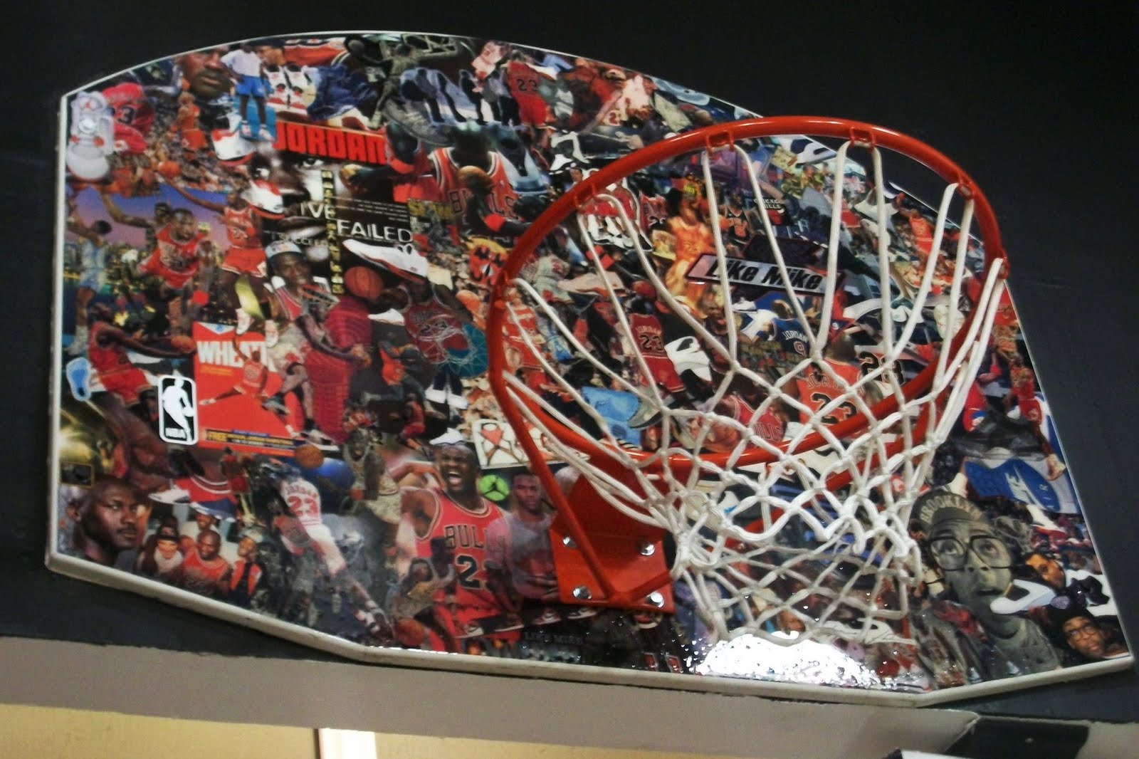 LIKE MIKE CLOTHING: LIKE MIKE Basketball Hoop @ Sole Fly