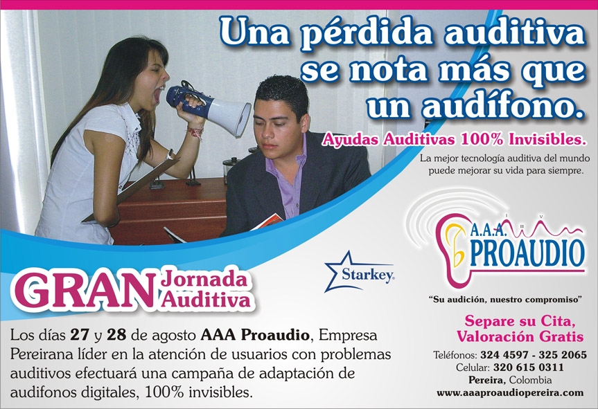 A.A.A. PROAUDIO: JORNADA AUDITIVA EL 27 Y 28 DE AGOSTO DE 2010 ...