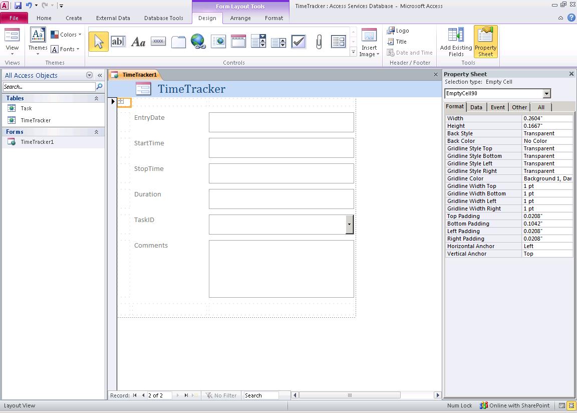 Sharepoint Maryland Migrating Access 2010 Database To Sharepoint 2010 Access Service Application