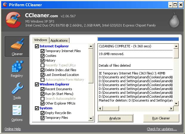Tip Share: 06 July 2008