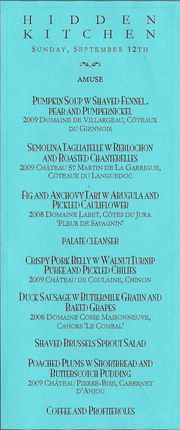 Lumo Lifestyle: Dinner in underground supper club Hidden Kitchen in Paris