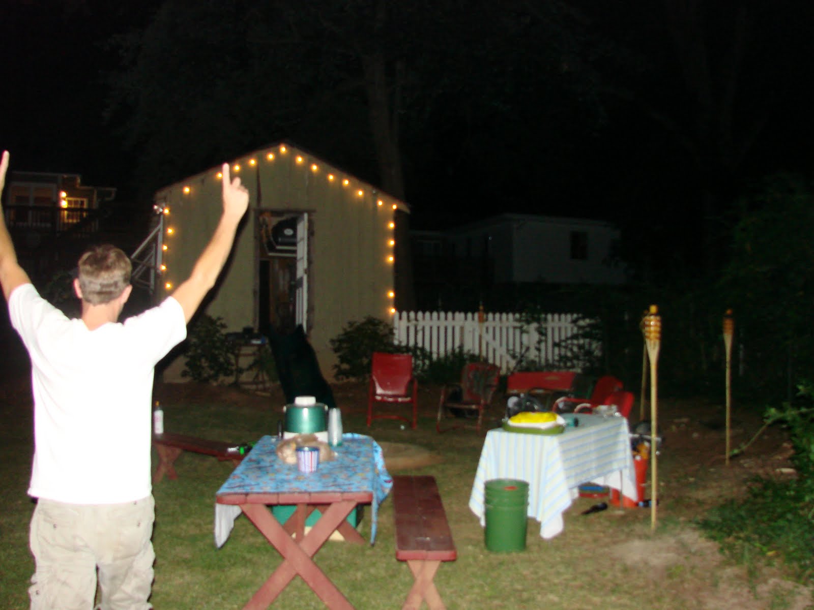 August Sky: Backyard Camp Out