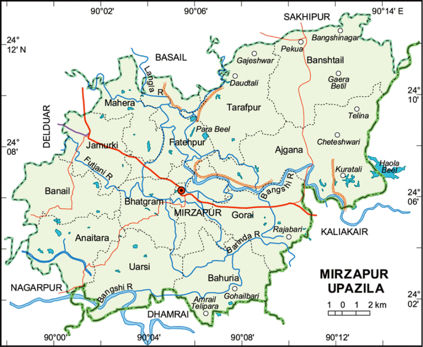 Maps of Bangladesh: December 2010
