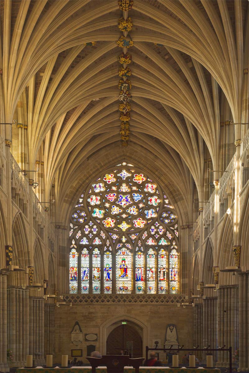People and Place OCA: level 1: EXETER CATHEDRAL Gothic architecture