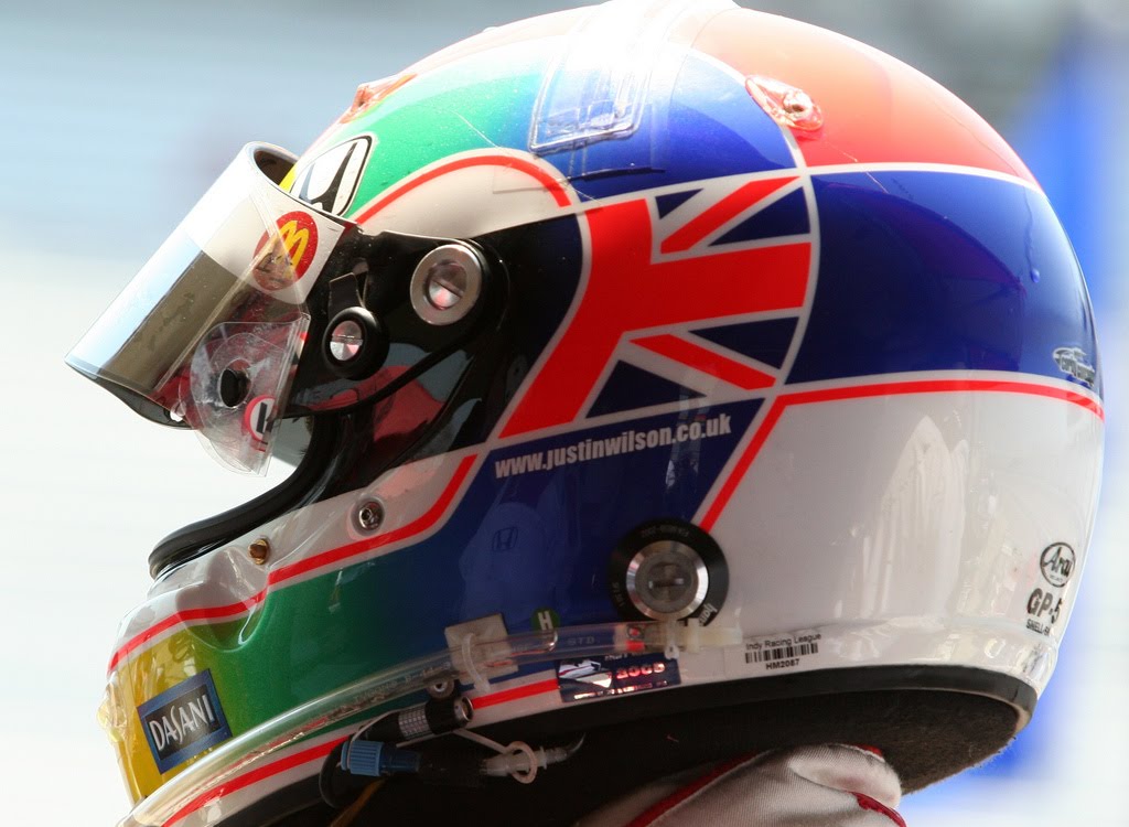 CAPACETES F1: Capacetes/Helmet RETRO: Justin WILSON