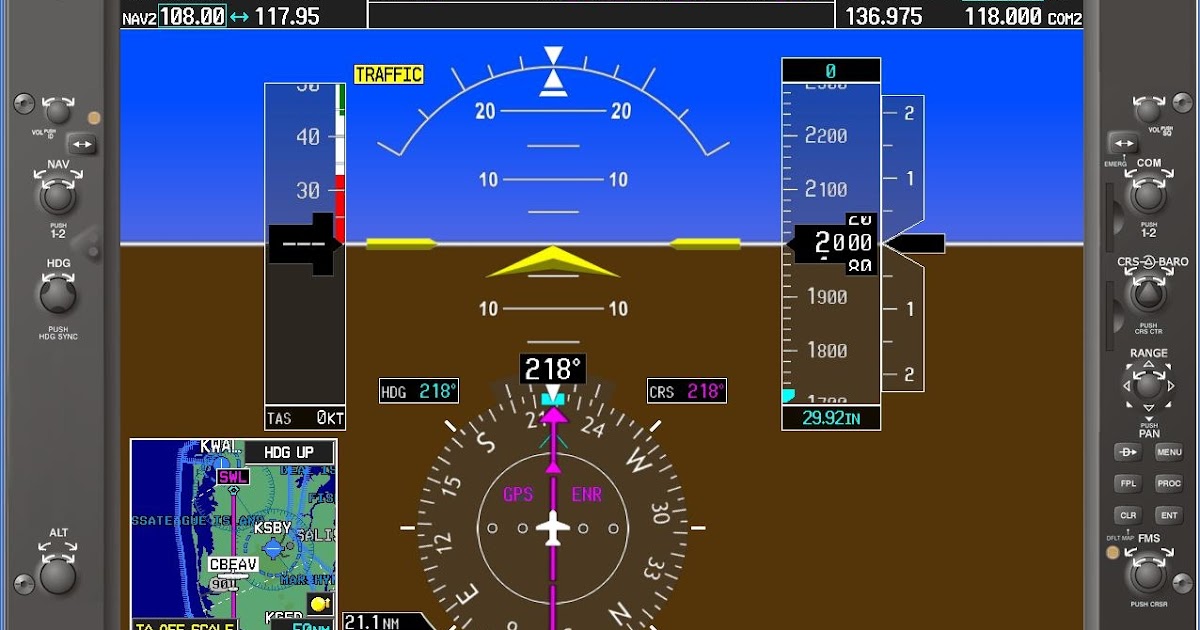 ARQUIVOS AERONÁUTICOS: Simulador Garmin Cessna NAV III
